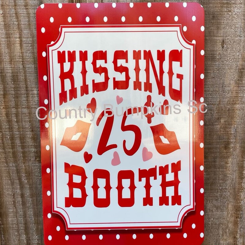 Kissing Booth Sign - Etsy