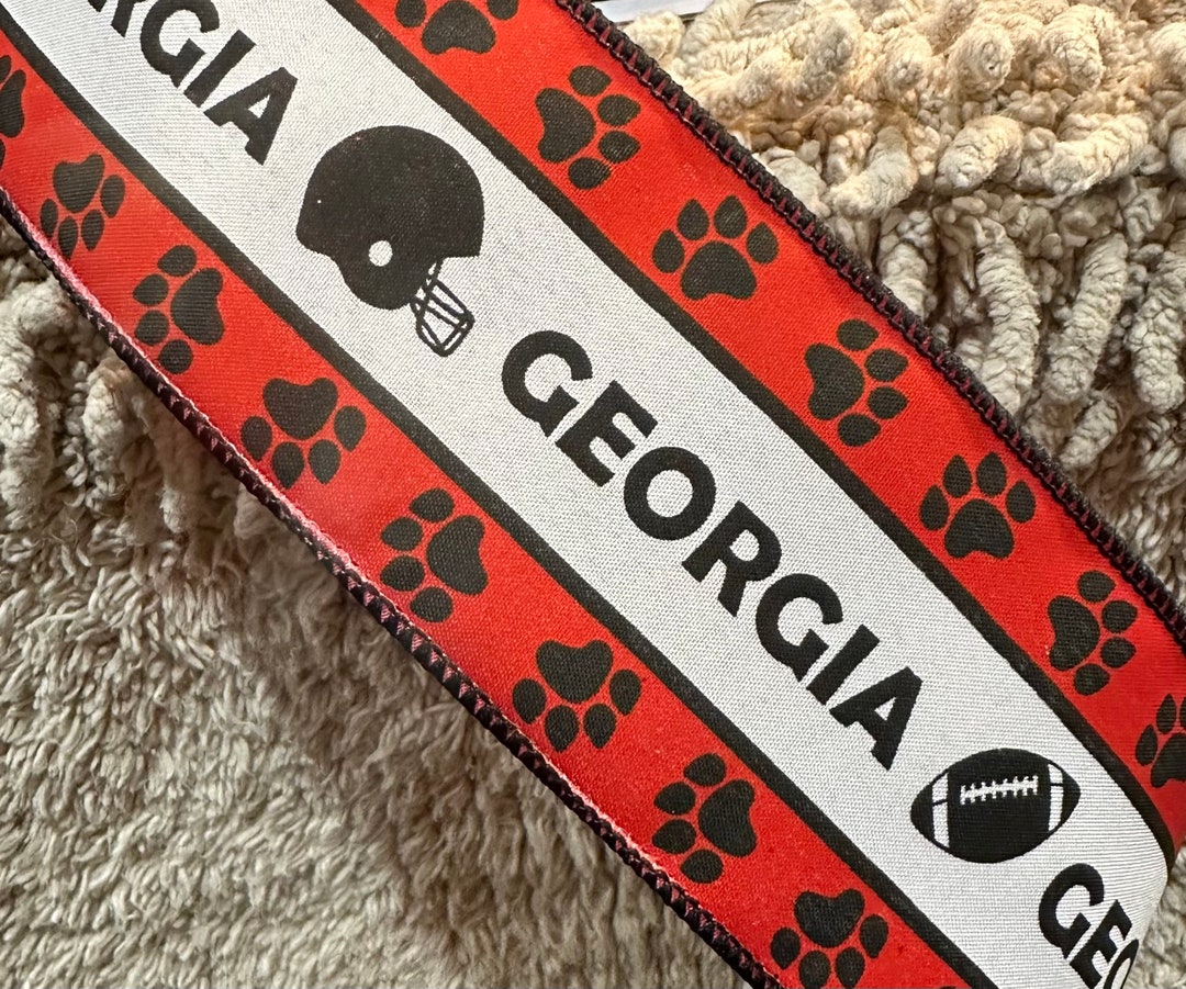 Georgia Ribbon Team Ribbon Team Decor Georgia Decor Football Decor ...