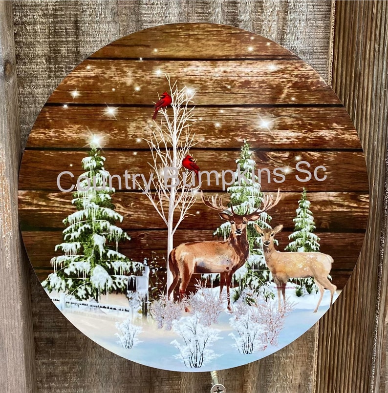 Deer Sign Farmhouse Decor Wreath Sign Wreath Attachment Wreath - Etsy
