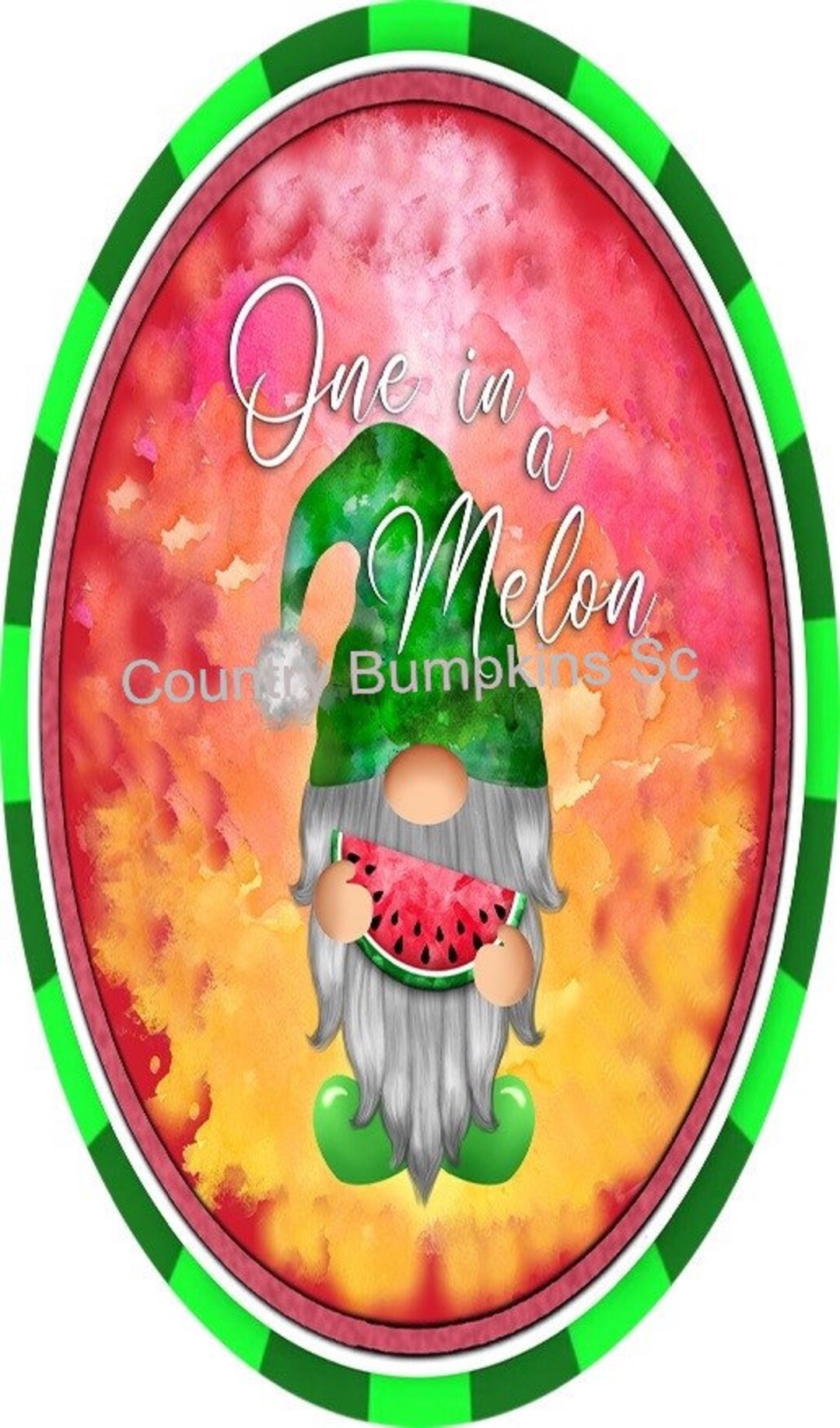 One in a Melon Sign Decor Wreath Sign Wreath Attachment Wreath Supplies ...