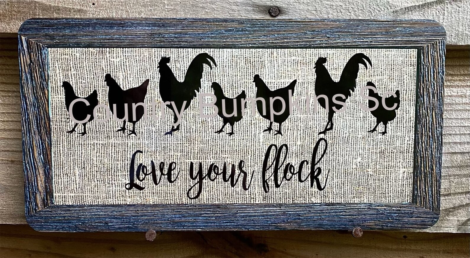 Love Your Flock Sign Farmhouse Decor Wreath Sign Wreath | Etsy