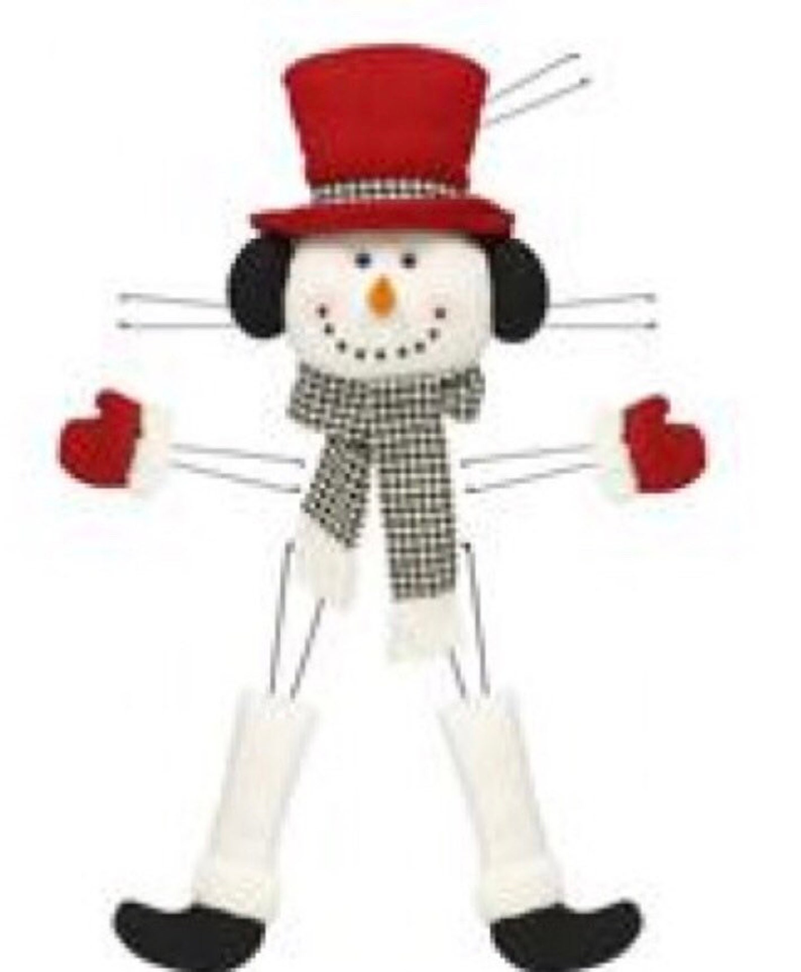 Snowman Wreath Kit Wreath Decor Wreath Attachment Plush Wreath - Etsy