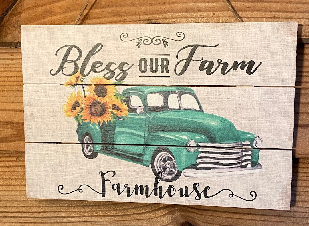 Bless Our Farm Sign, Wreath Sign, Wreath Center, Wreath Blank, Wreath ...