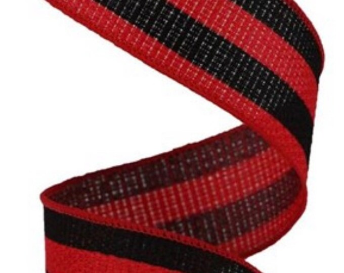 Fireman Ribbon Red Line Ribbon Wreath Ribbon Wreath Supplies Craft ...