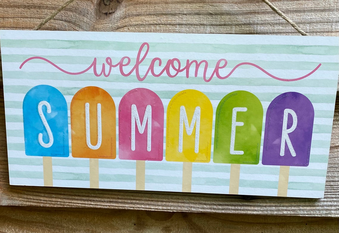 Welcome Summer Sign Wreath Sign Wreath Center Wreath Blank | Etsy UK