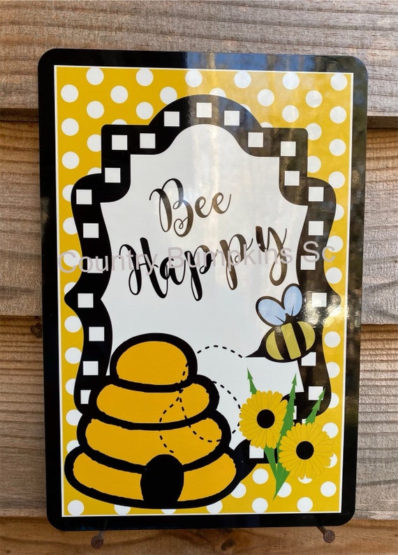 Be Happy Sign Decor Wreath Sign Wreath Attachment Wreath - Etsy