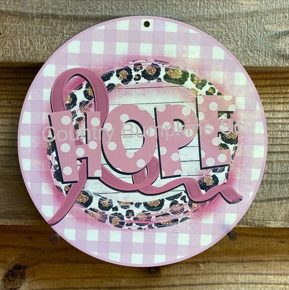 Hope Decor Wreath Sign Wreath Attachment Wreath Supplies Craft | Etsy