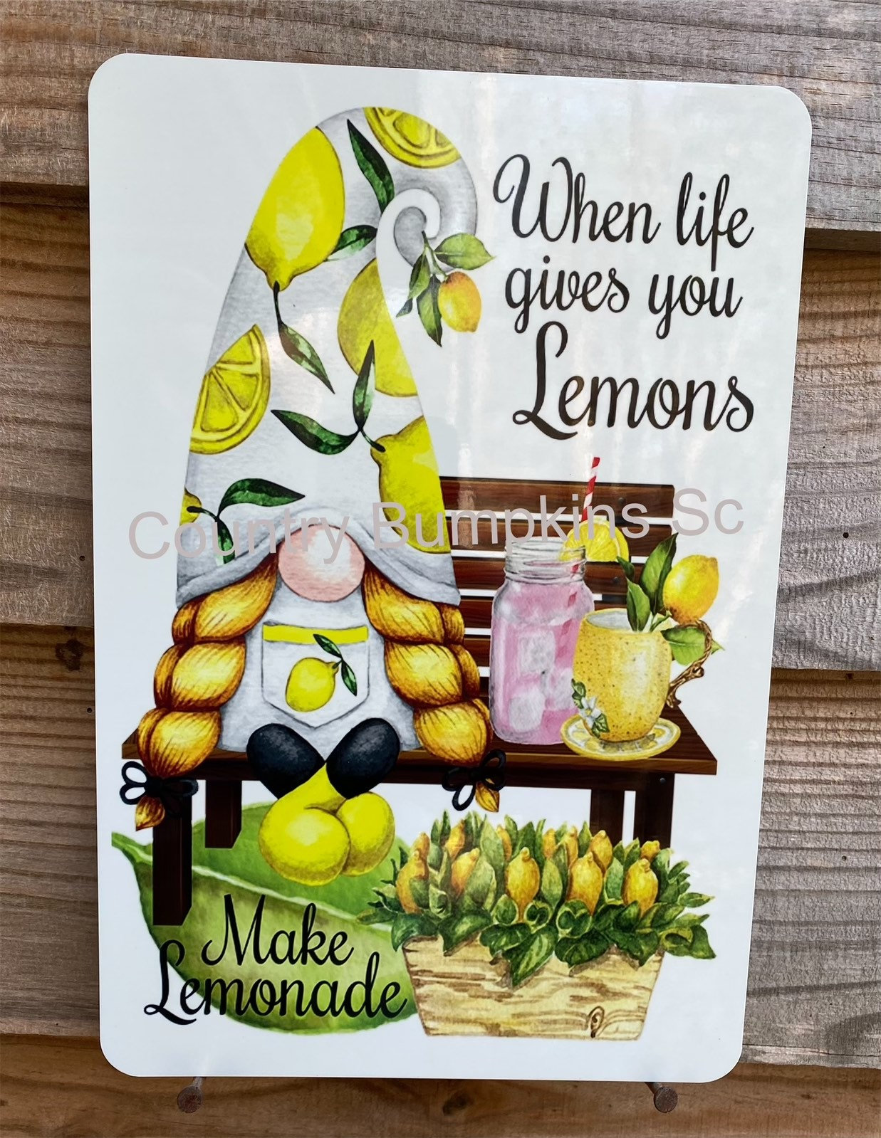 When Life Gives You Lemons Make Lemonade Sign Decor Wreath Sign Wreath ...