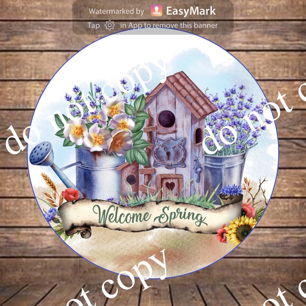 Small Spring Sign - Etsy