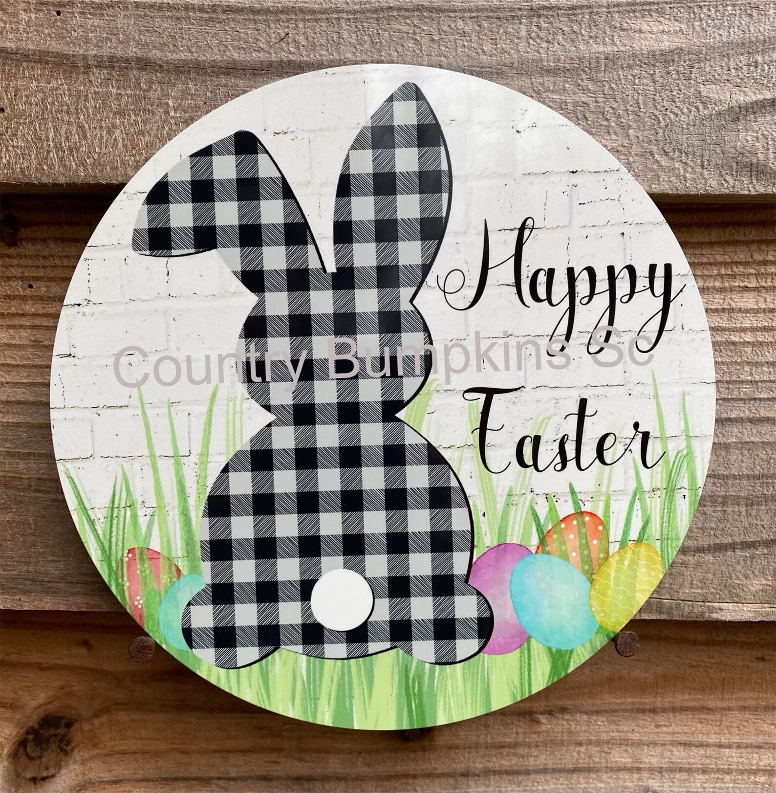 Happy Easter Wreath Sign Wreath Attachment Wreath Supplies Craft ...