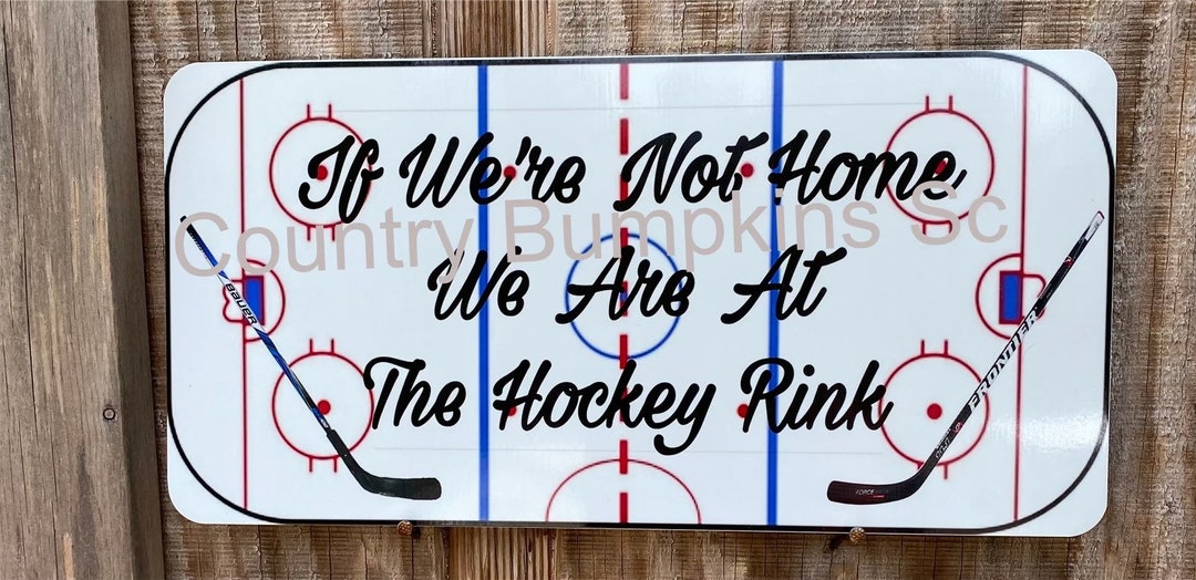 Hockey Rink Sign Decor Wreath Sign Wreath Attachment Wreath Supplies ...