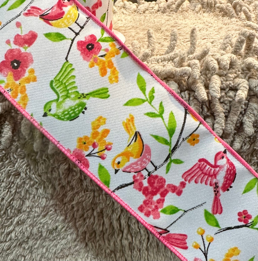 Spring Ribbon Ribbon Summer Ribbon Wreath Ribbon Wreath Supplies Ribbon ...