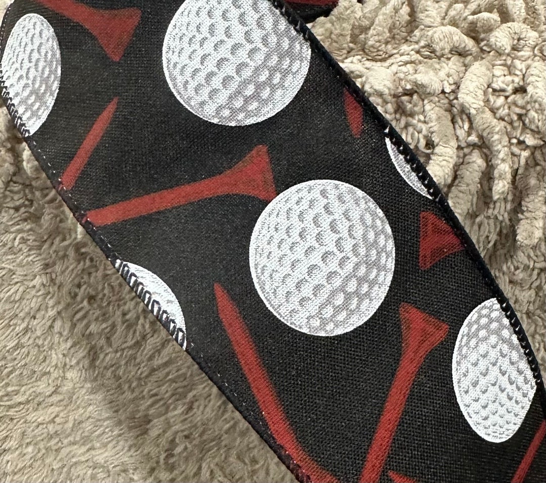 Golf Ribbon, Sports Ribbon, Bulk Ribbon, Ribbon, Wreath Ribbon, Wreath ...