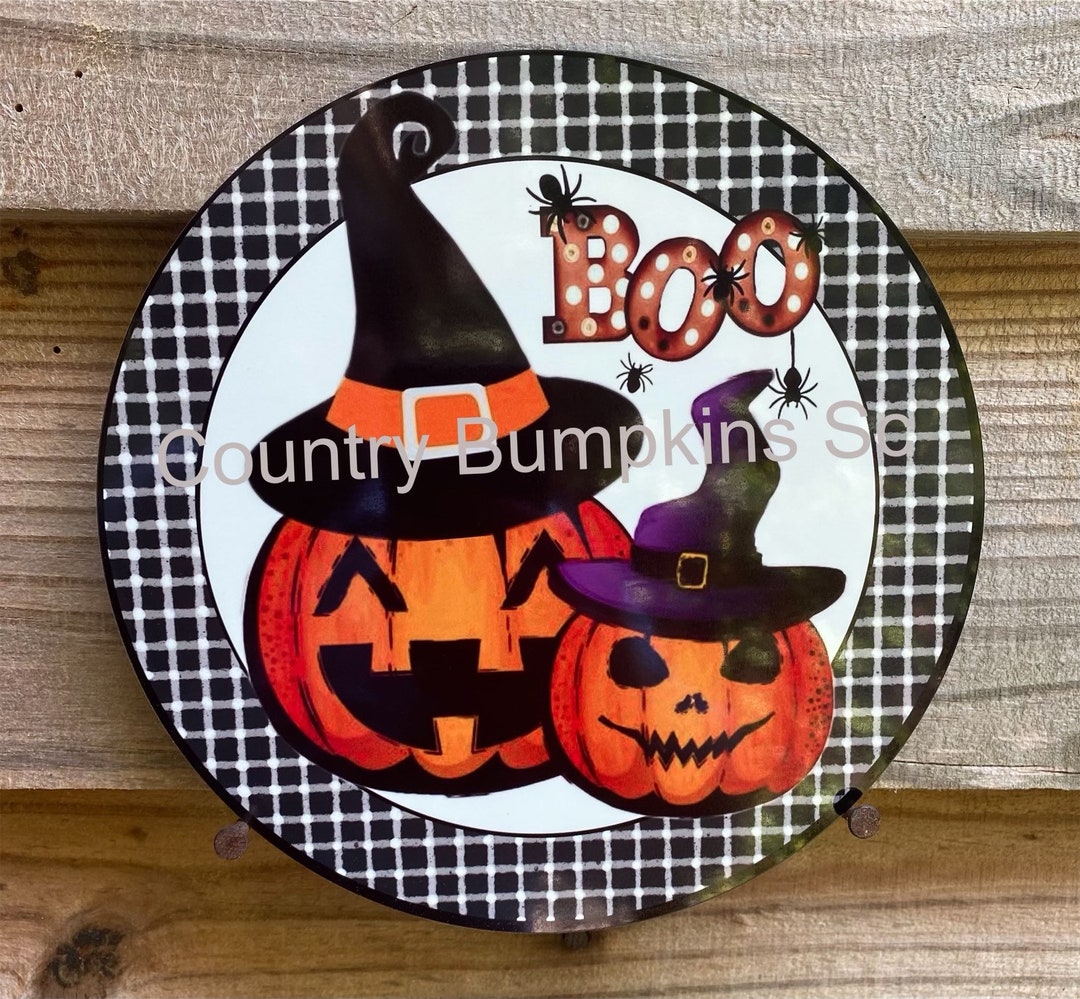 Boo Sign Farmhouse Decor Wreath Sign Wreath Attachment Wreath Supplies ...