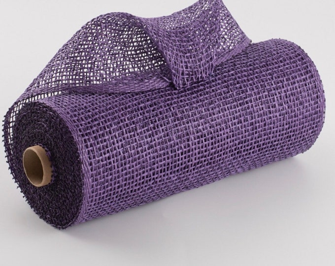 Purple Poly Burlap Mesh Wreath Supplies Mesh Craft Supplies Poly Burlap ...