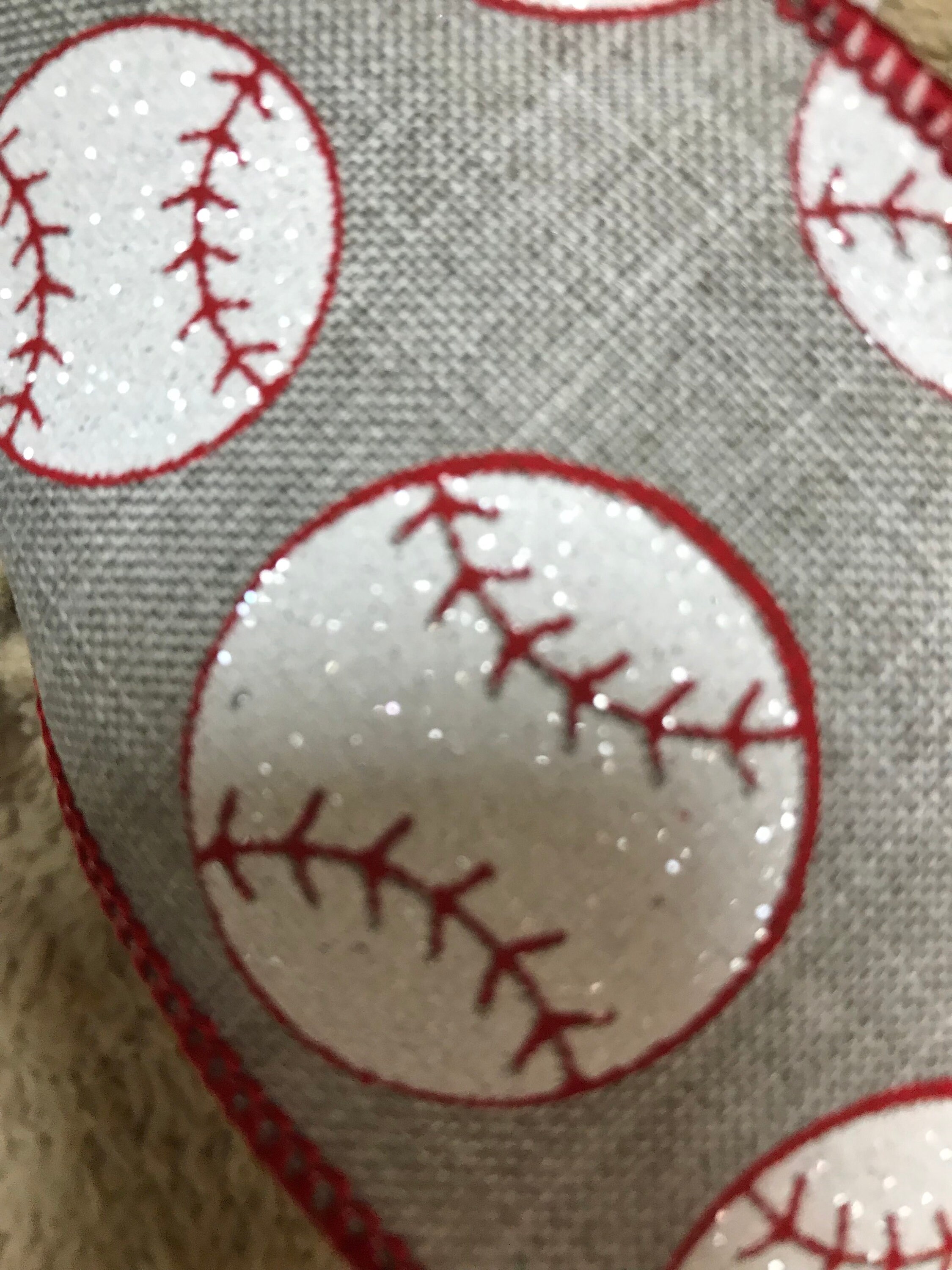 Baseball Ribbon sports Ribbonbaseball Wreath Ribbon Craft - Etsy