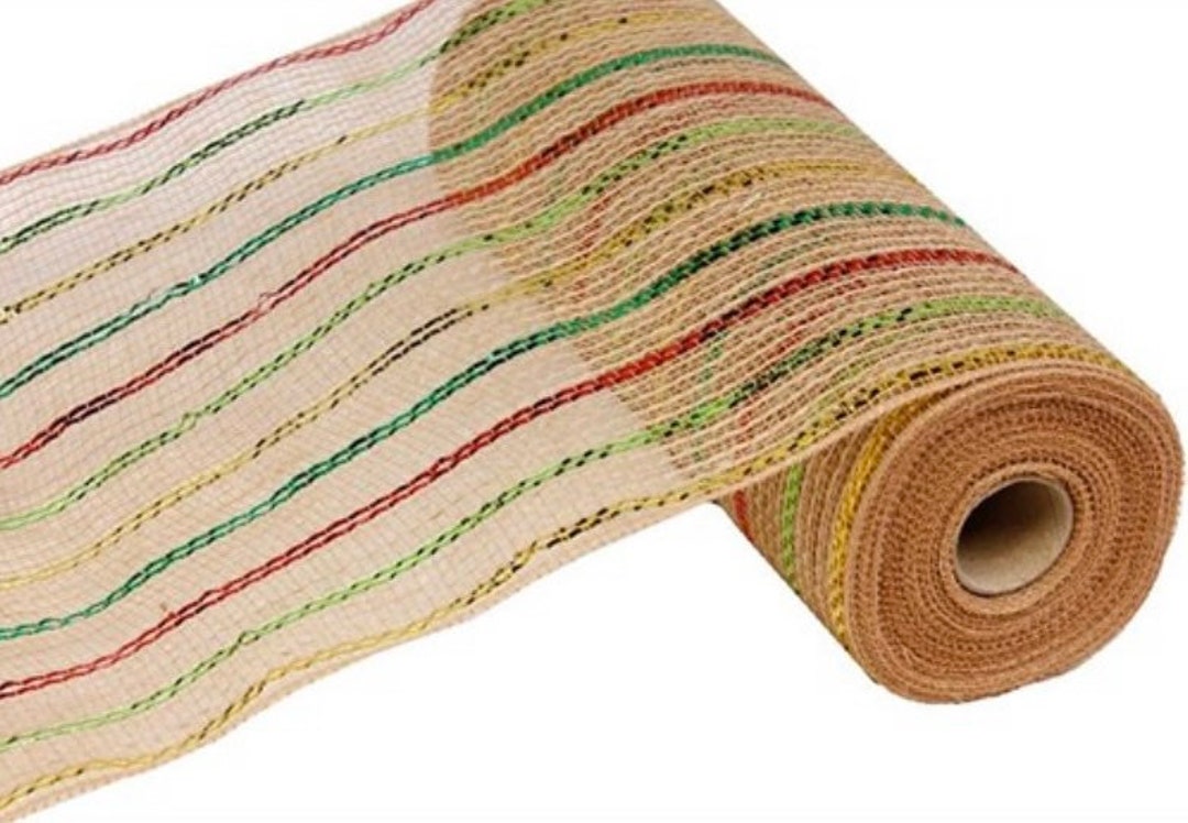 Natural Jute Mesh Fall Mesh Burlap Mesh Poly Jute Mesh Deco - Etsy