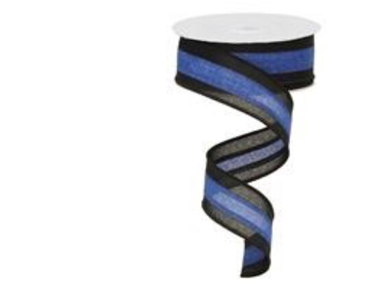 Blue Line Ribbon | Etsy