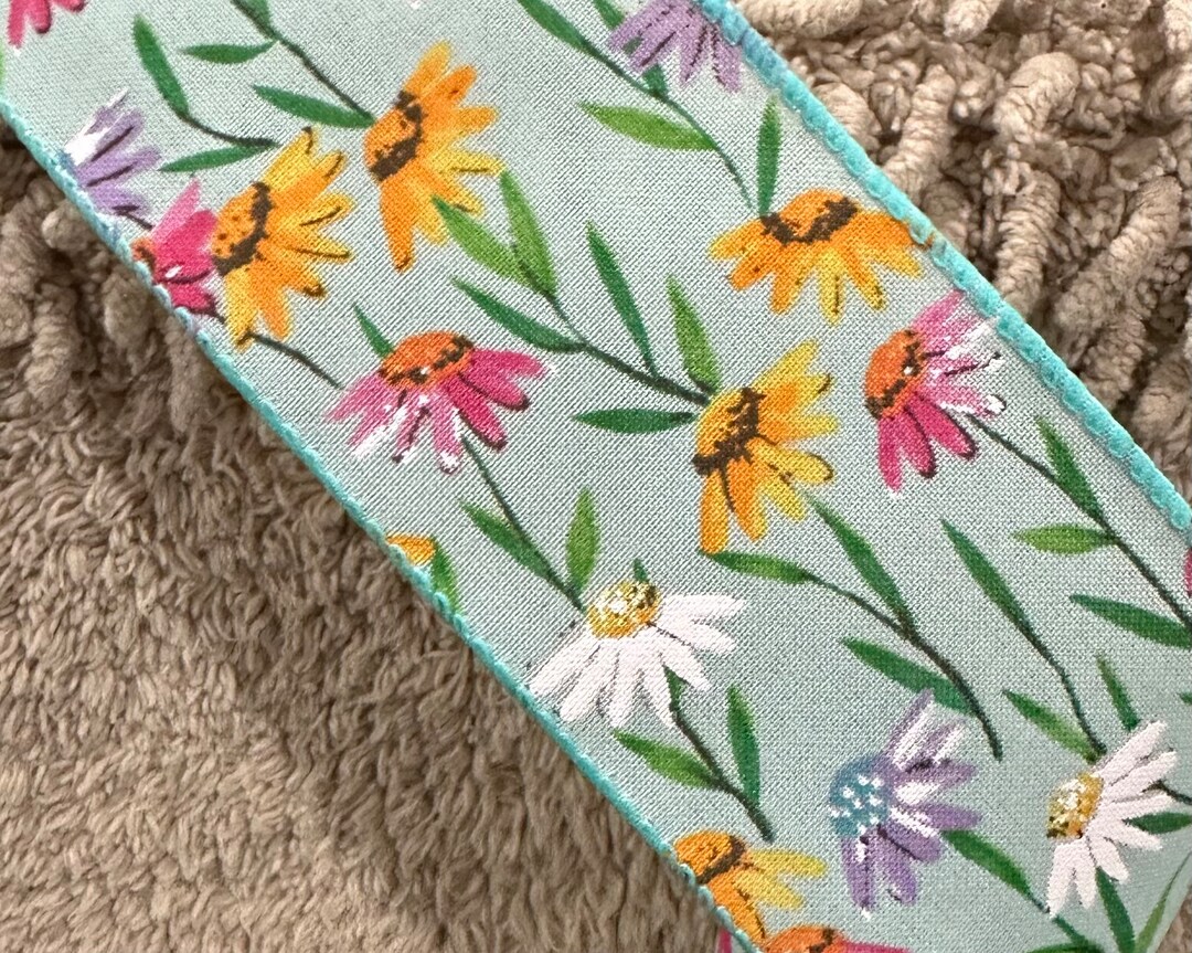 Spring Ribbon Ribbon Summer Ribbon Wreath Ribbon Wreath Supplies Ribbon ...