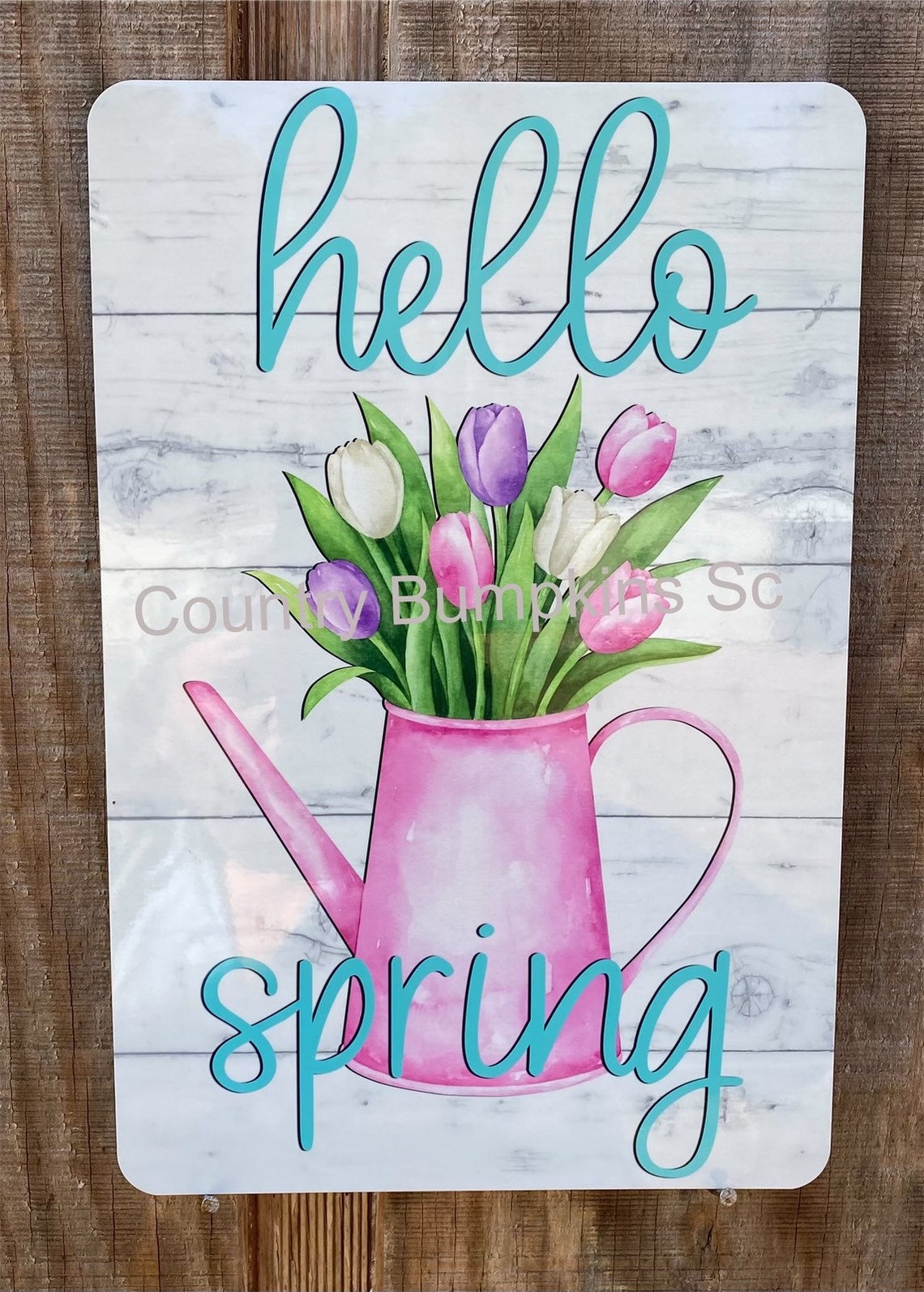 Hello Spring Sign Decor Wreath Sign Wreath Attachment Wreath - Etsy
