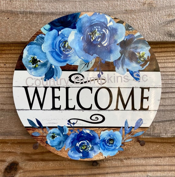 Welcome Sign Wreath Sign Wreath Attachment Wreath Supplies | Etsy