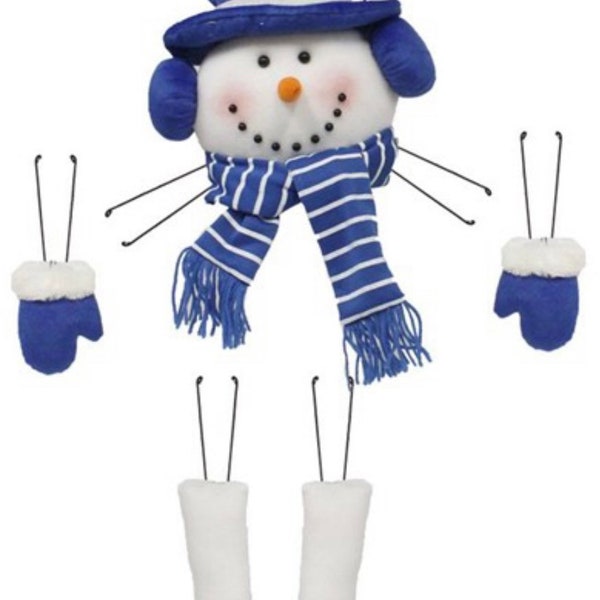 Snowman Wreath - Etsy