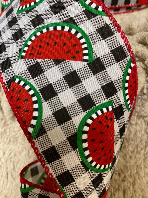 Watermelon ribbon summer ribbon craft ribbon craft supplies | Etsy