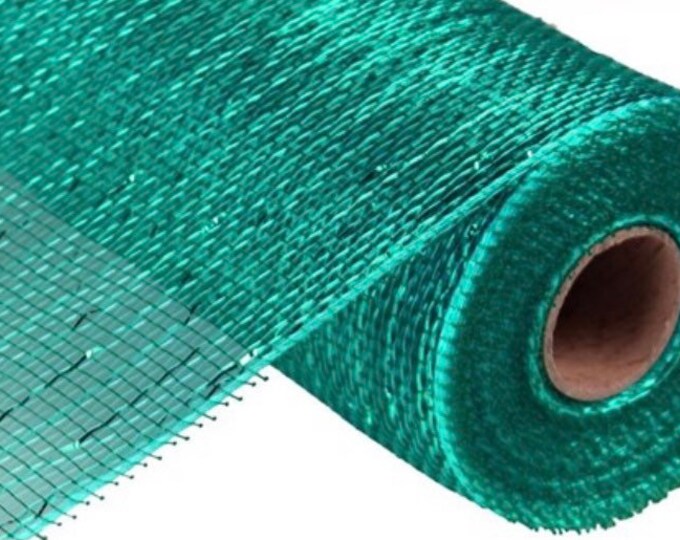 Teal Mesh Deco Mesh Roll Mesh Wreath Supplies Craft Supplies Deco Mesh ...