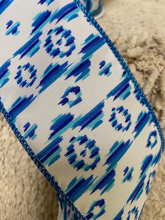 Spring Ribbon Aztec Ribbon Summer Ribbon Wreath Ribbon Wreath - Etsy