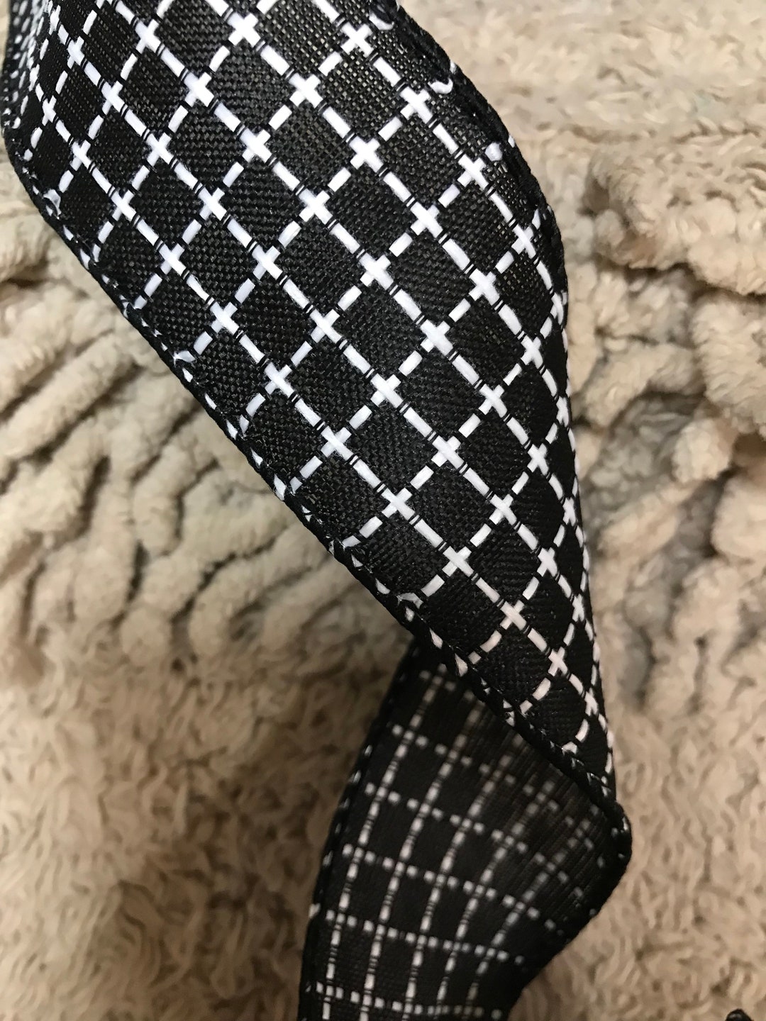 Spring Ribbon Plaid Ribbon Summer Ribbon Wreath Ribbon Wreath Supplies ...