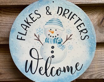 Flakes Welcome Sign - Etsy