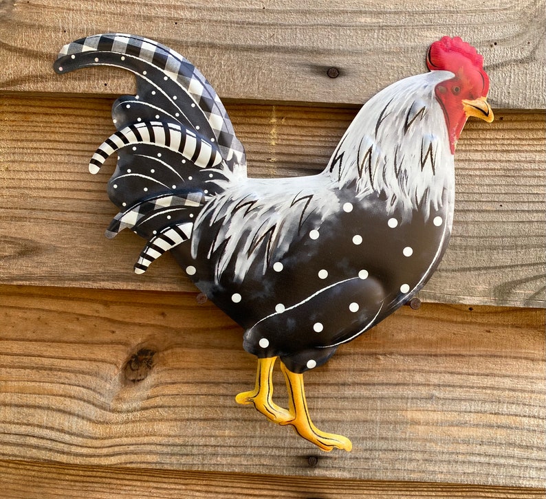 Rooster sign rooster decor farmhouse decor farmhouse sign | Etsy