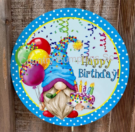 Happy Birthday Sign Farmhouse Decor Wreath Sign Wreath - Etsy