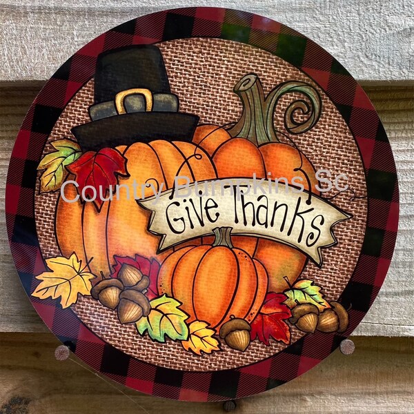 Give Thanks Sign - Etsy