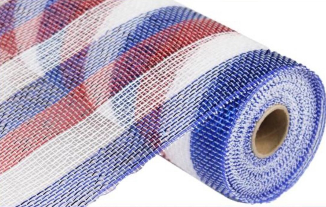 Stripe Mesh Deco Mesh Roll Mesh Wreath Supplies Craft Supplies Deco ...