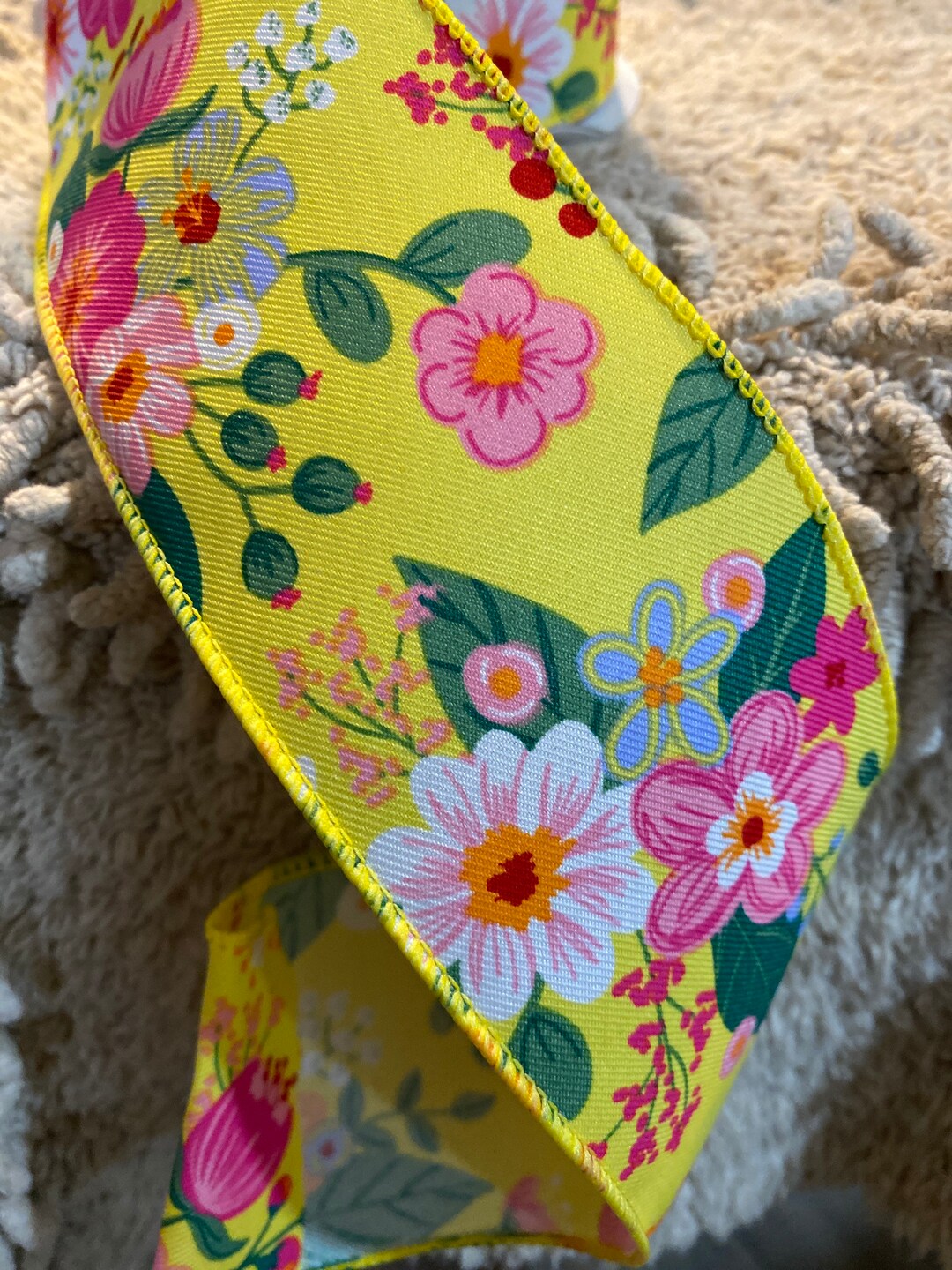 Spring Ribbon Ribbon Summer Ribbon Wreath Ribbon Wreath Supplies Ribbon ...