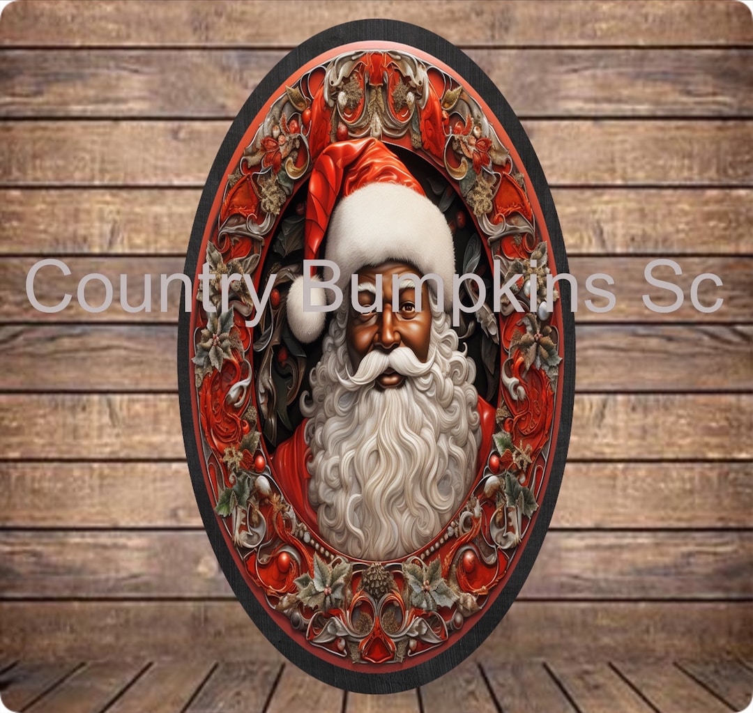 Santa Clause Sign Decor Wreath Sign Wreath Attachment Wreath Supplies ...