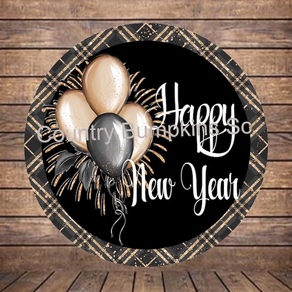 New Year Sign - Etsy