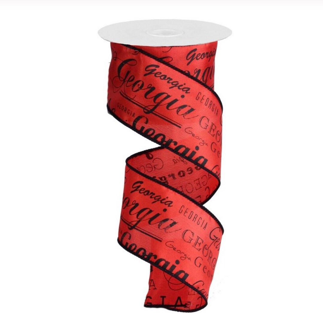 Georgia Ribbon Team Ribbon Team Decor Georgia Decor Football - Etsy