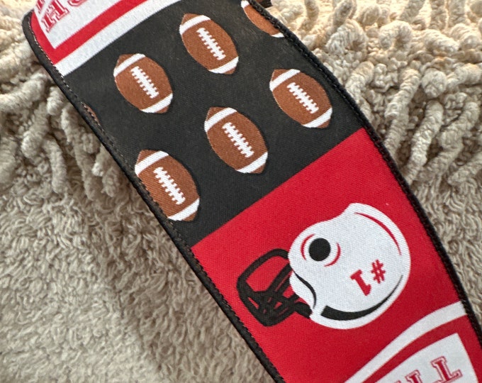 Football Ribbon ,sports Ribbon,football Wreath Ribbon, Craft Supplies ...