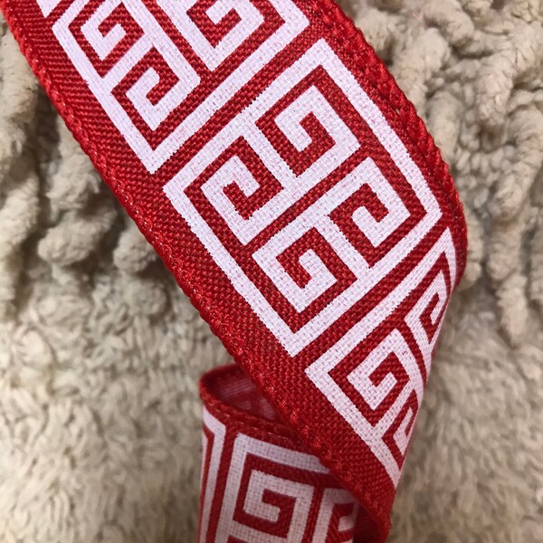 Greek Key Ribbon - Etsy