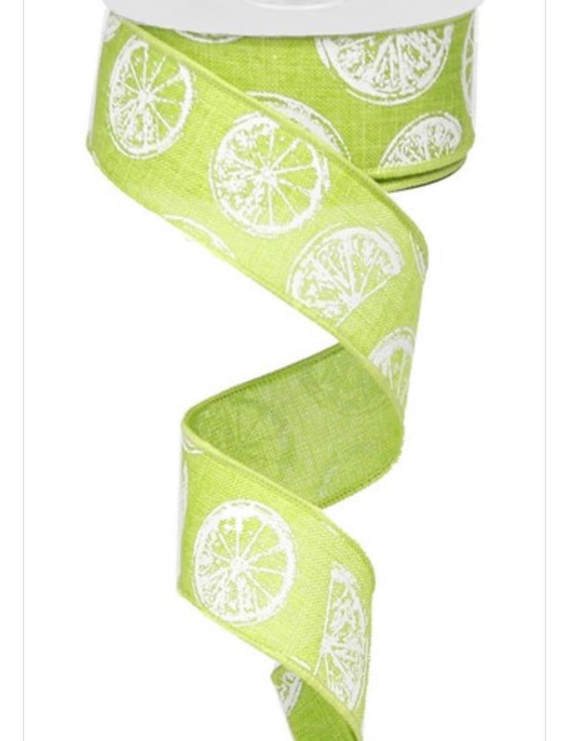 Lemon Ribbon Summer Ribbon Wreath Ribbon Wreath Supplies Craft - Etsy