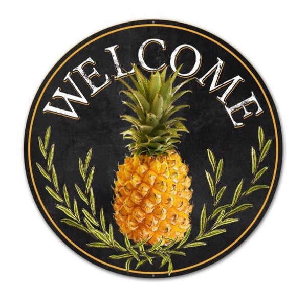Pineapple Sign - Etsy
