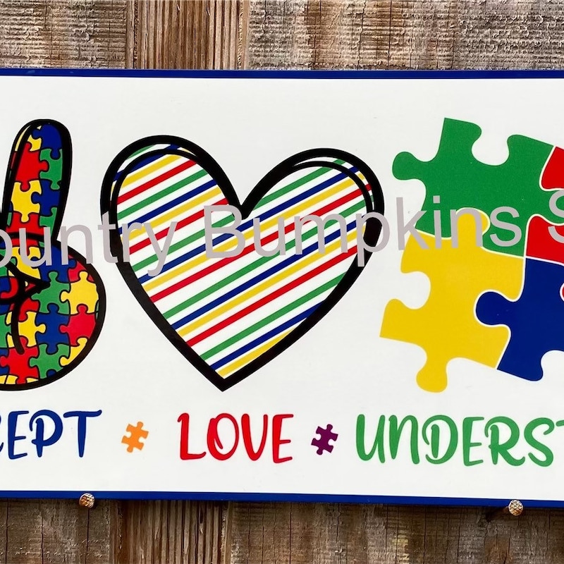 Autism Awareness Door Decor - Etsy