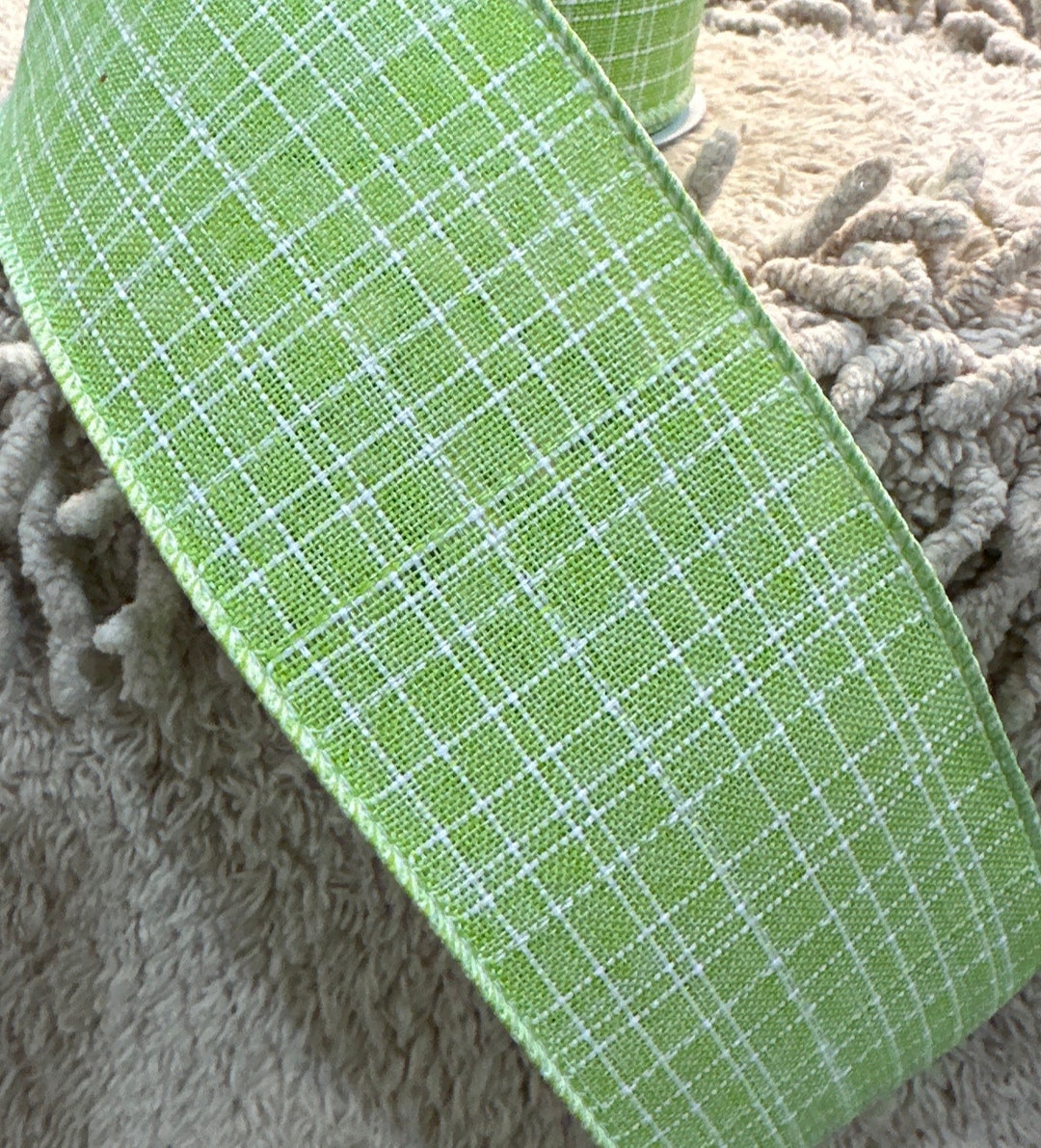 Denim Ribbon Fall Ribbon Canvas Ribbon Lime Ribbon Wreath Supplies ...