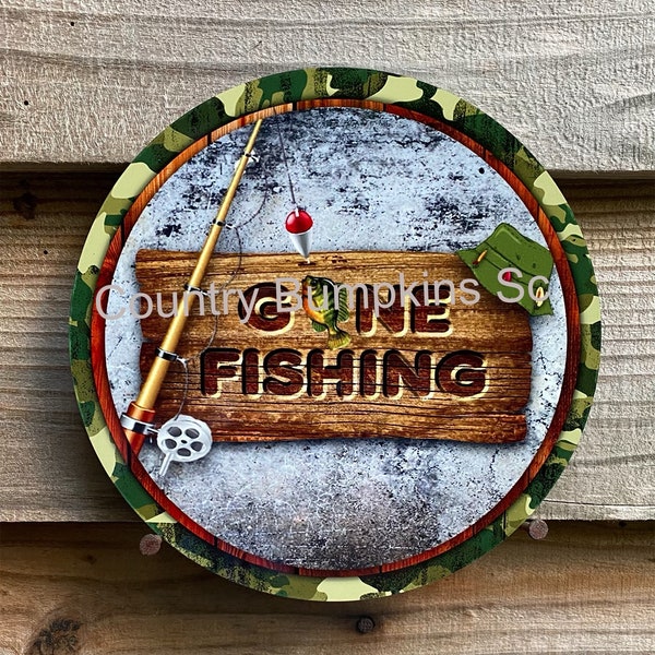Gone Fishing Sign - Etsy