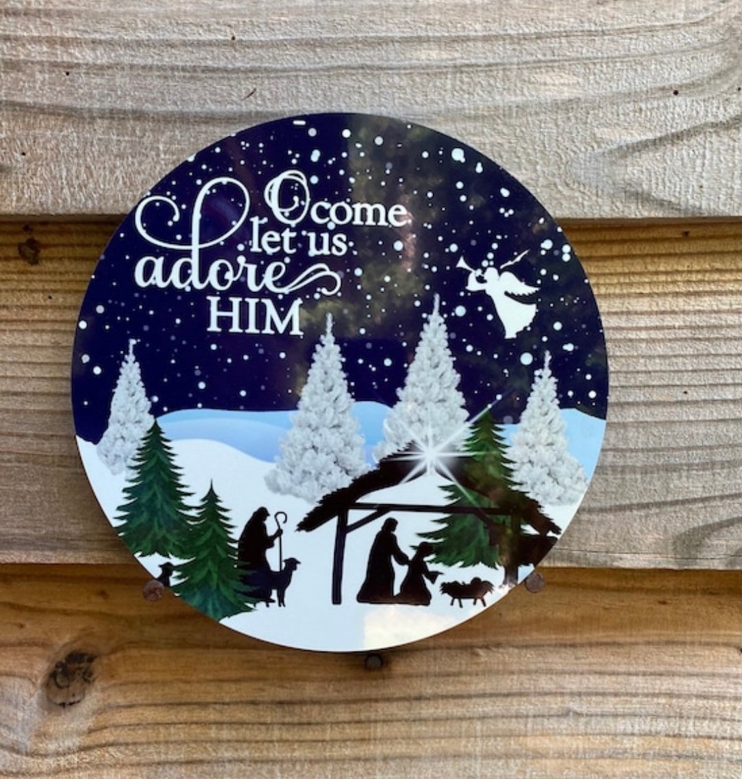 Vinyl Decal Wreath Decal Wreath Attachment Wreath Supplies - Etsy