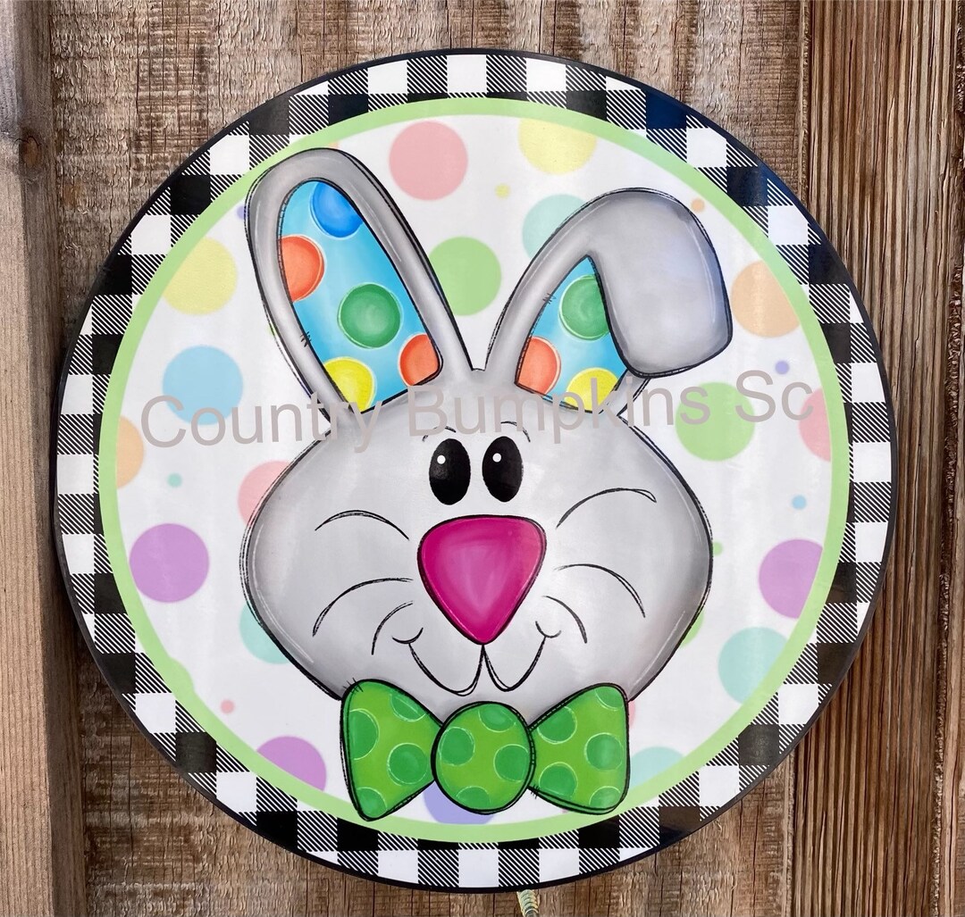 Happy Easter Wreath Sign Wreath Attachment Wreath Supplies Craft ...