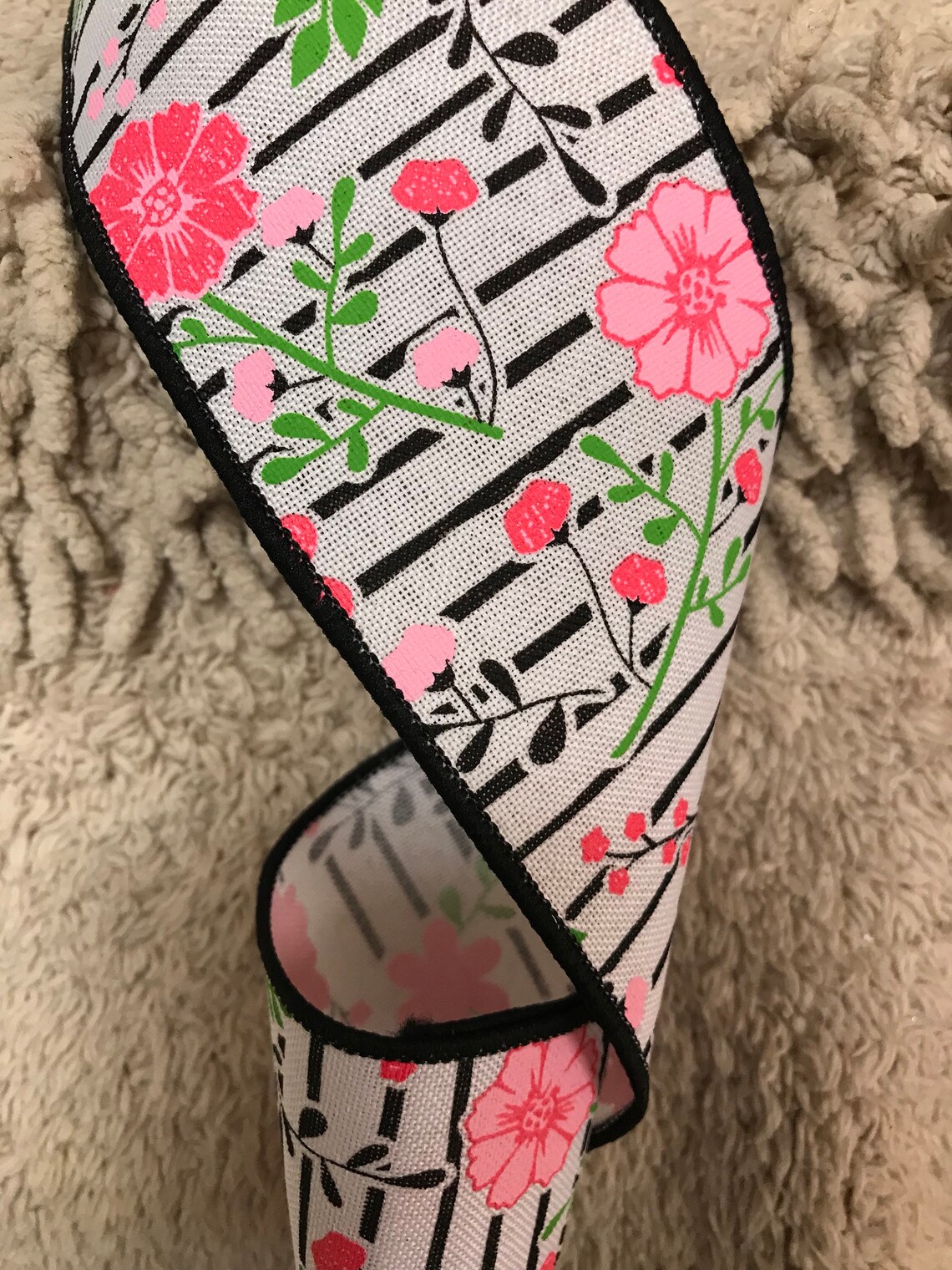 Spring Ribbon Ribbon Summer Ribbon Wreath Ribbon Wreath - Etsy