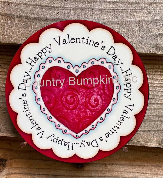 Happy Valentines Day Sign Farmhouse Decor Wreath Sign Wreath | Etsy